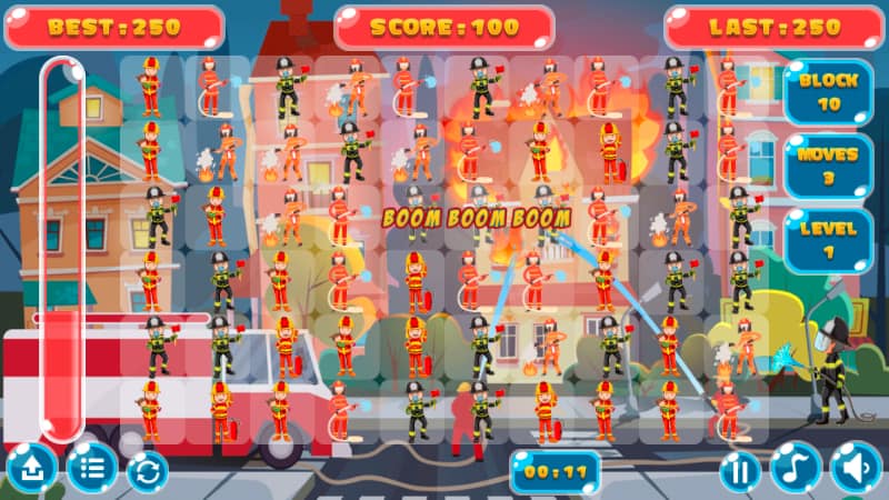 Firefighters Match 3 - Online Game - Play for Free | Keygames