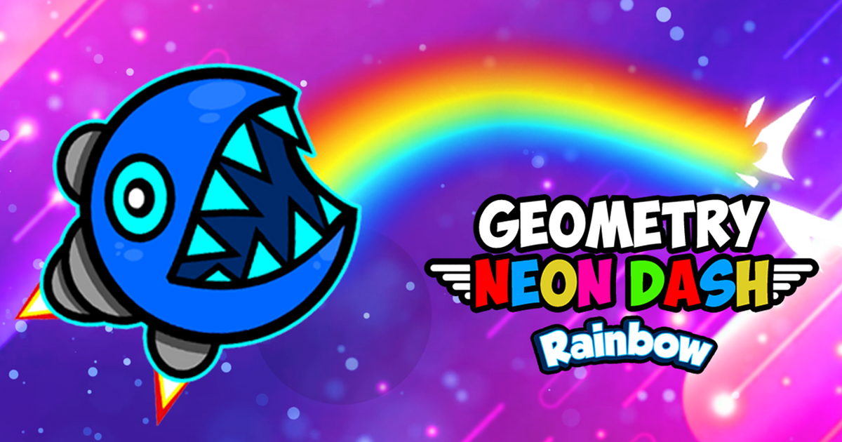 Geometry Neon Dash Rainbow - Online Game - Play for Free | Keygames.com