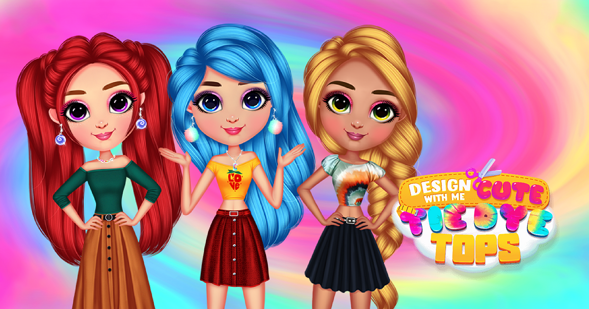 Design with me Cute Tie Dye Tops - Online Game - Play for Free ...
