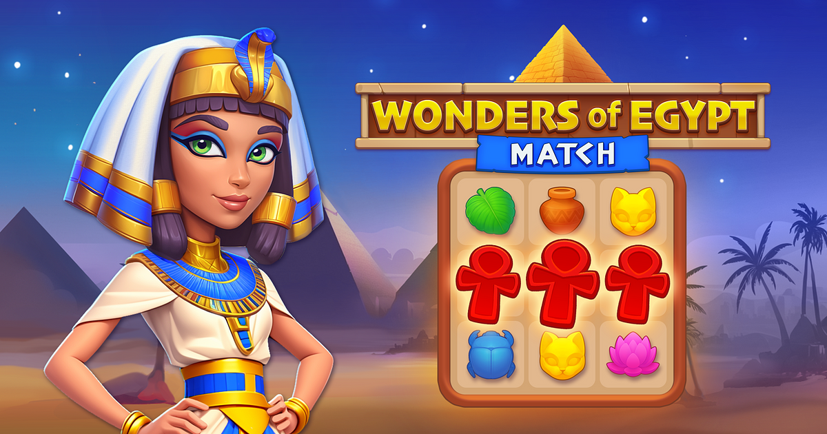 Wonders of Egypt Match - Online Game - Play for Free | Keygames.com
