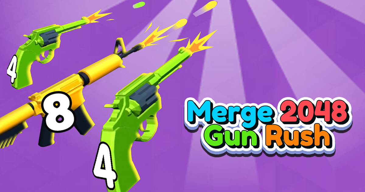 Merge 2048 Gun Rush - Online Game - Play for Free | Keygames.com