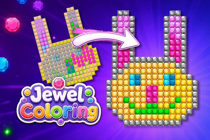 Jewel Coloring - Online Game - Play for Free | Keygames.com