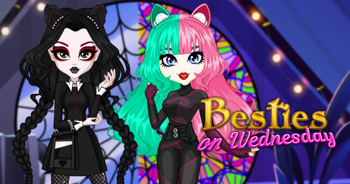 Besties on Wednesday - Online Game - Play for Free | Keygames.com