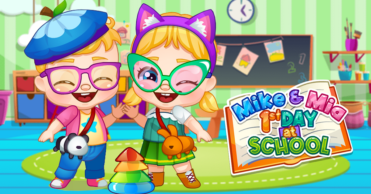Mike and Mia: First Day at School - Online Game - Play for Free ...