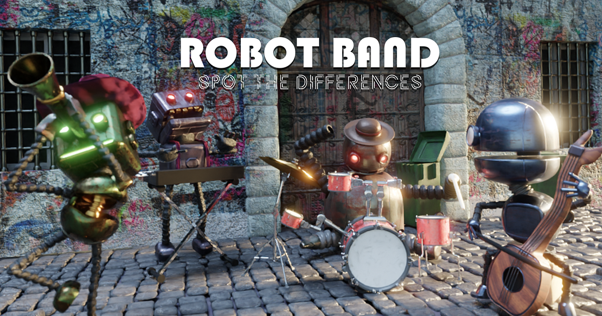Robot Band: Find the Differences - Online Game - Play for Free ...