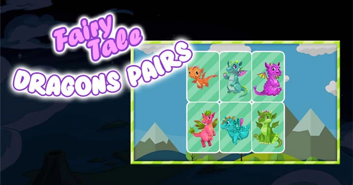 Fairy Tale Dragons Pairs - Online Game - Play for Free | Keygames.com