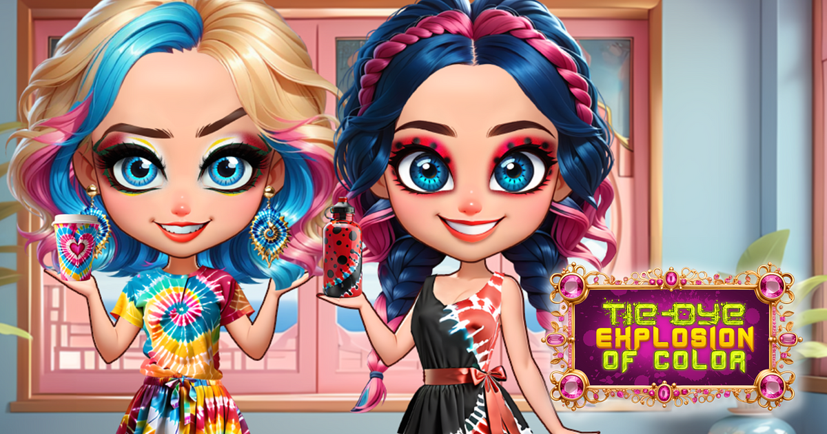 Tie Dye: Explosion of Color - Online Game - Play for Free | Keygames.com
