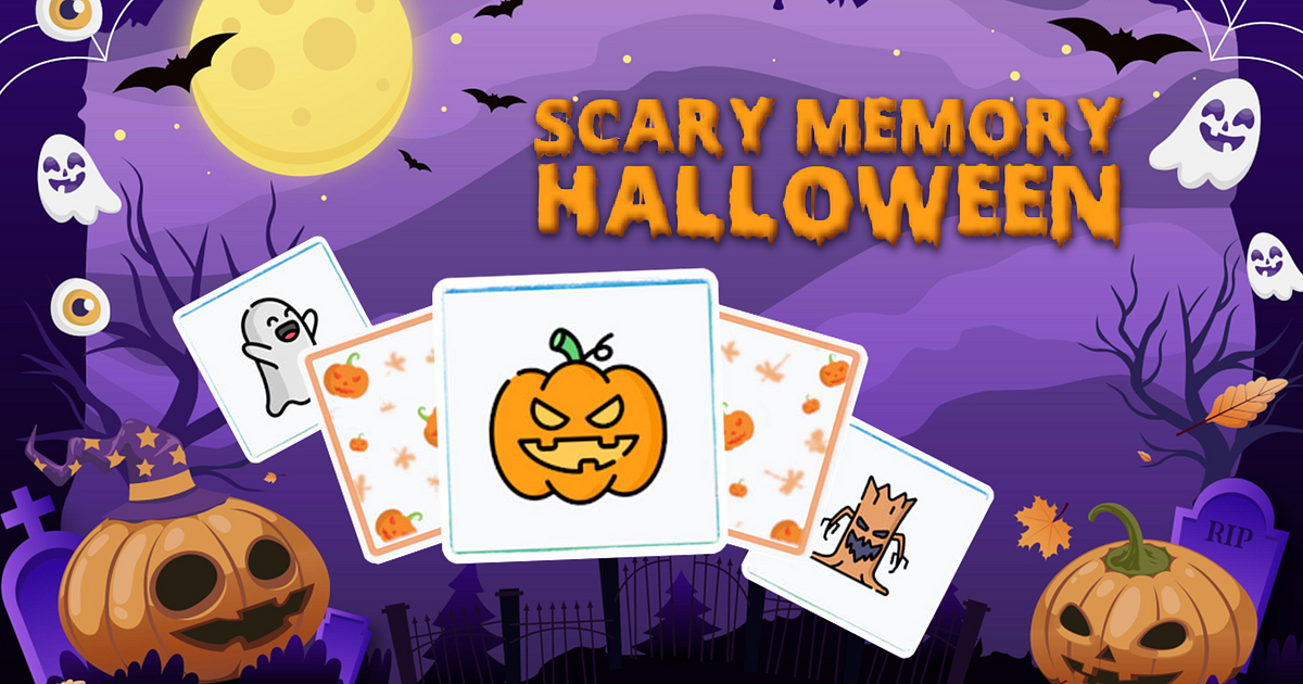 Scary Memory Halloween - Online Game - Play for Free | Keygames.com