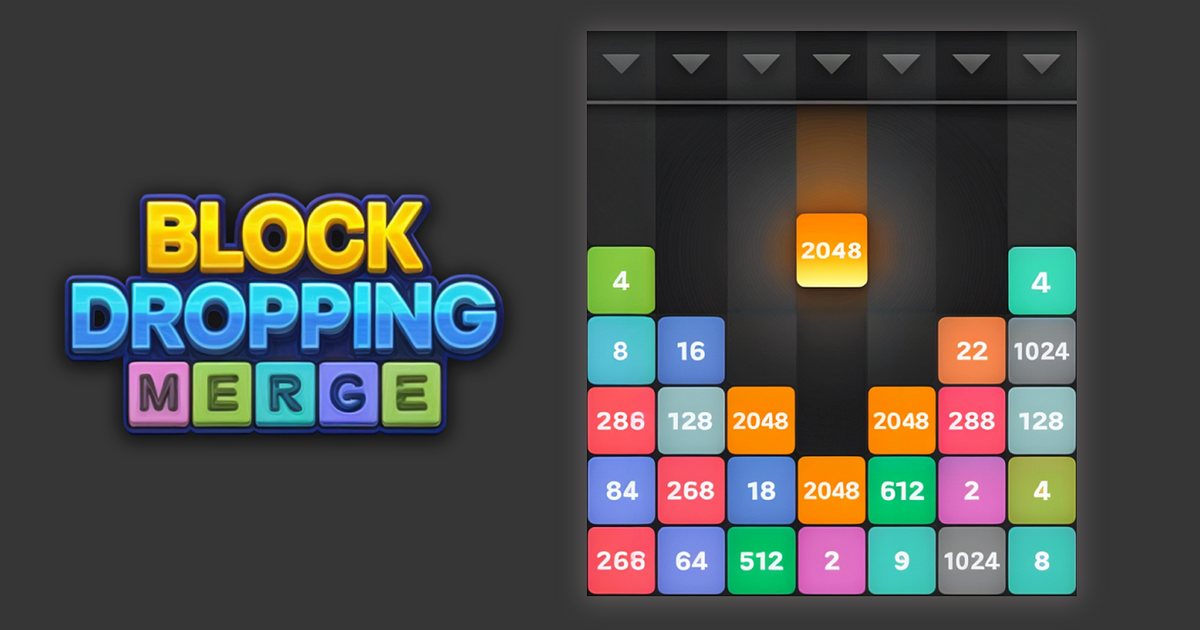 Block Dropping Merge - Online Game - Play for Free | Keygames.com
