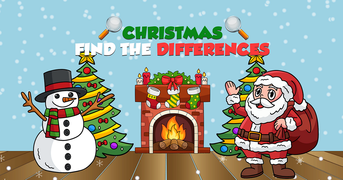 Christmas Find the Differences - Online Game - Play for Free | Keygames.com