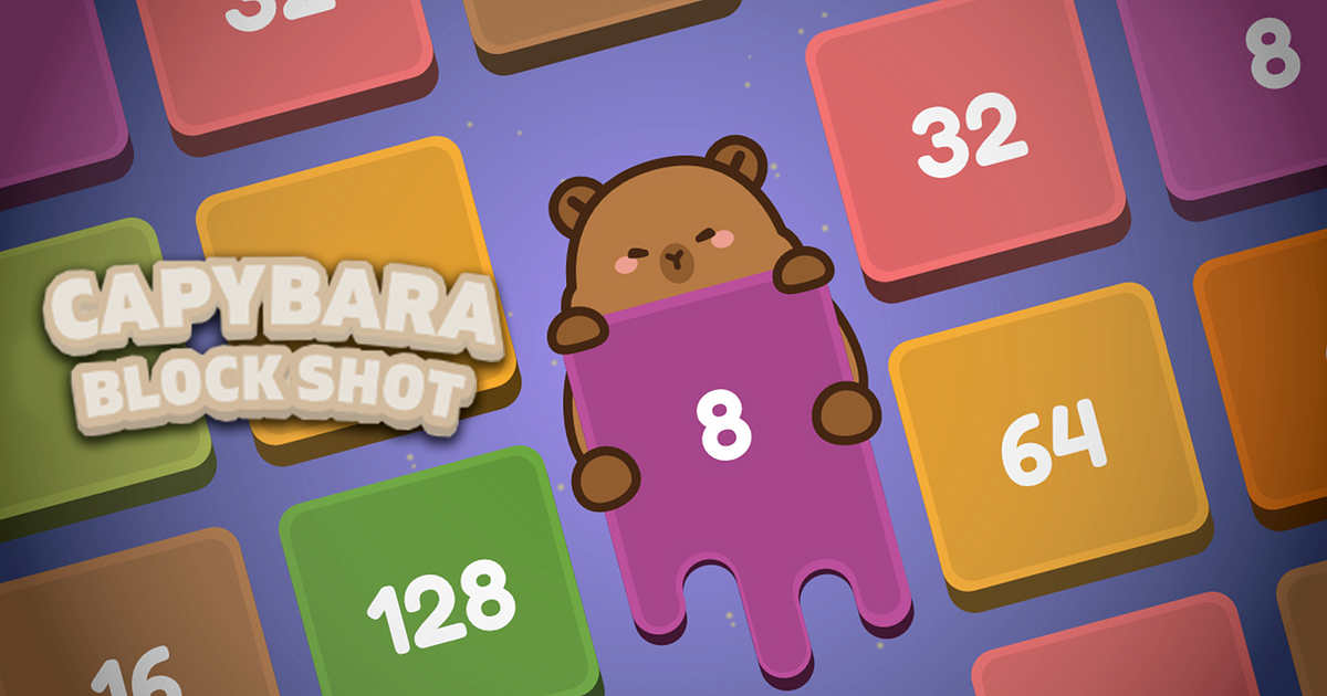 Capybara Block Shot - Online Game - Play for Free | Keygames.com