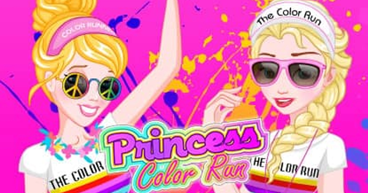 Princess Color Run - Online Game - Play for Free | Keygames.com