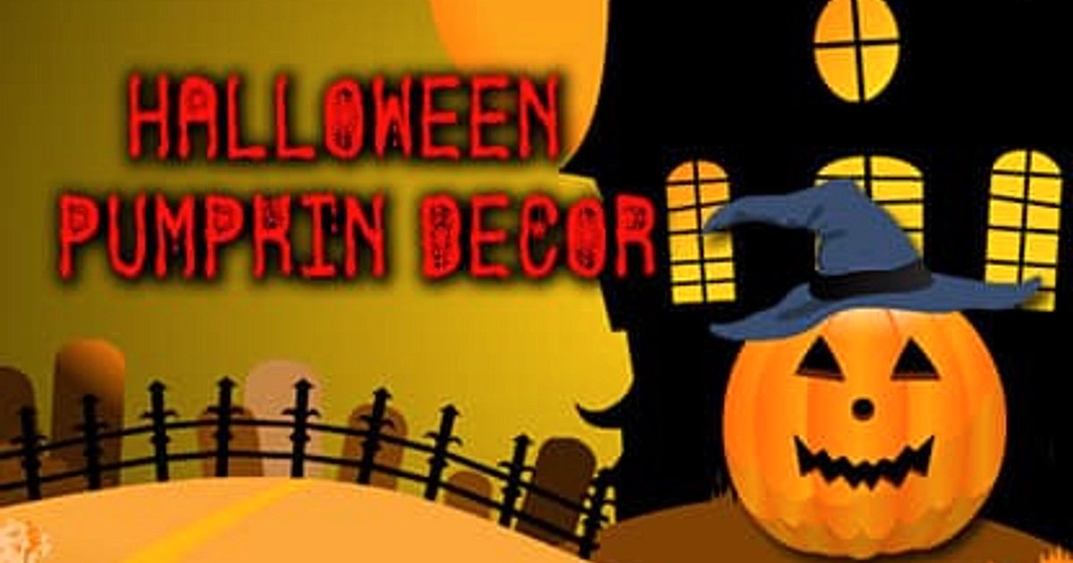 Halloween Pumpkin Decor - Online Game - Play for Free | Keygames.com