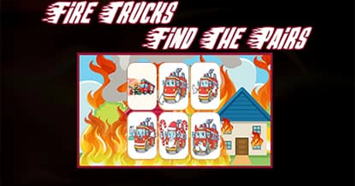Fire Trucks: Find the Pairs - Online Game - Play for Free | Keygames.com