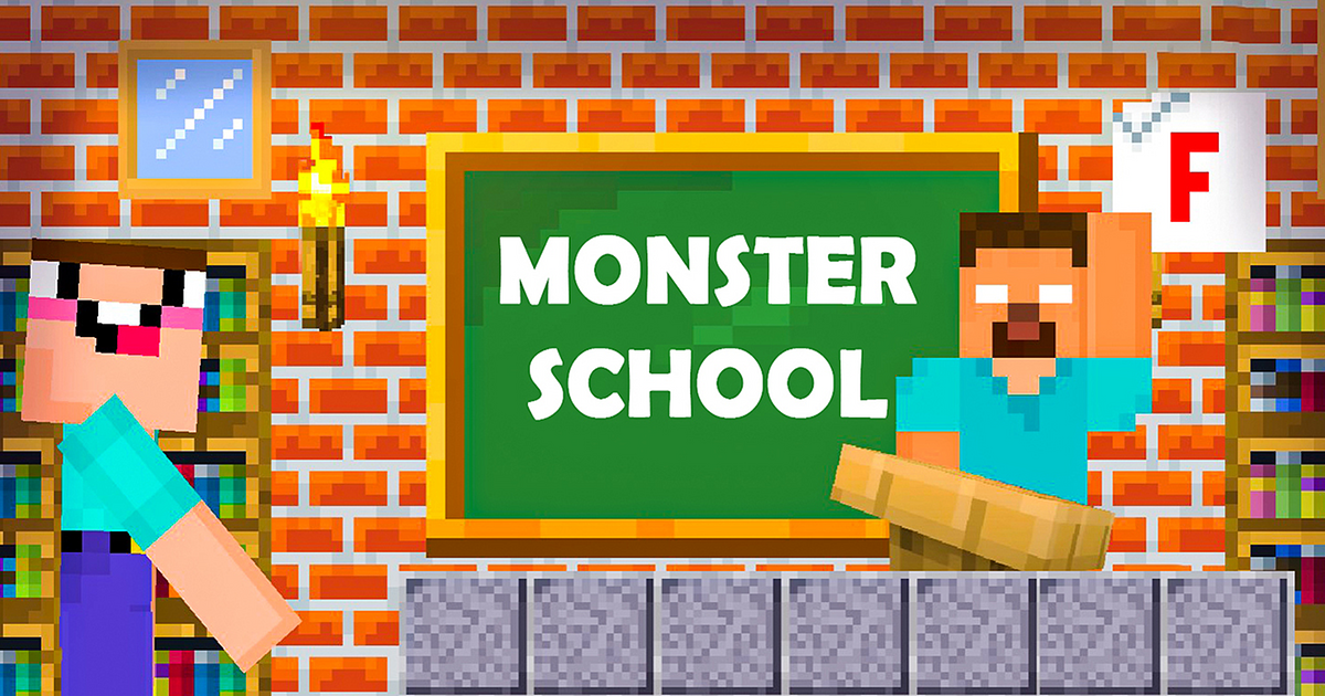 Monster School Challenges - Online Game - Play for Free | Keygames.com