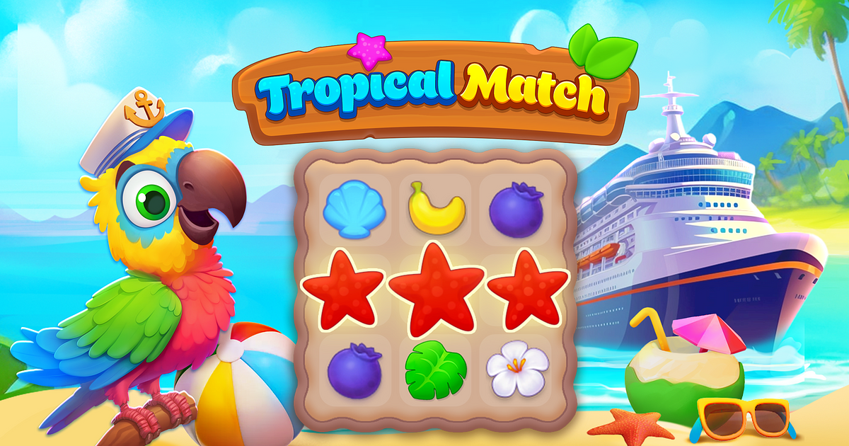 Tropical Match - Online Game - Play for Free | Keygames.com