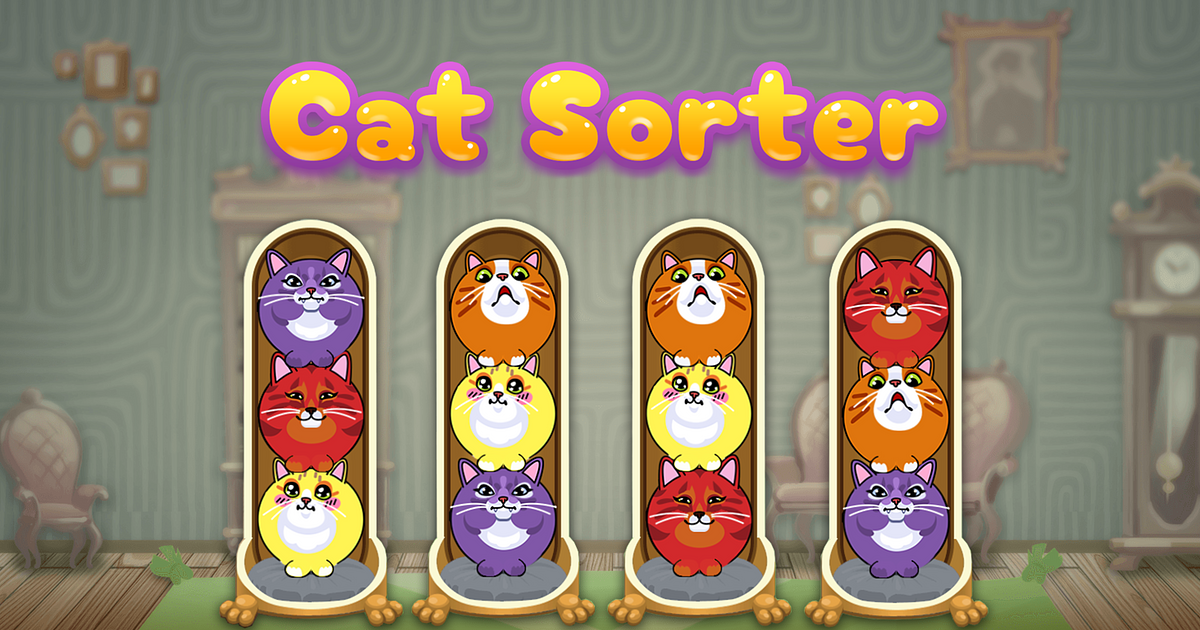 Cat Sorter Puzzle - Online Game - Play for Free | Keygames.com